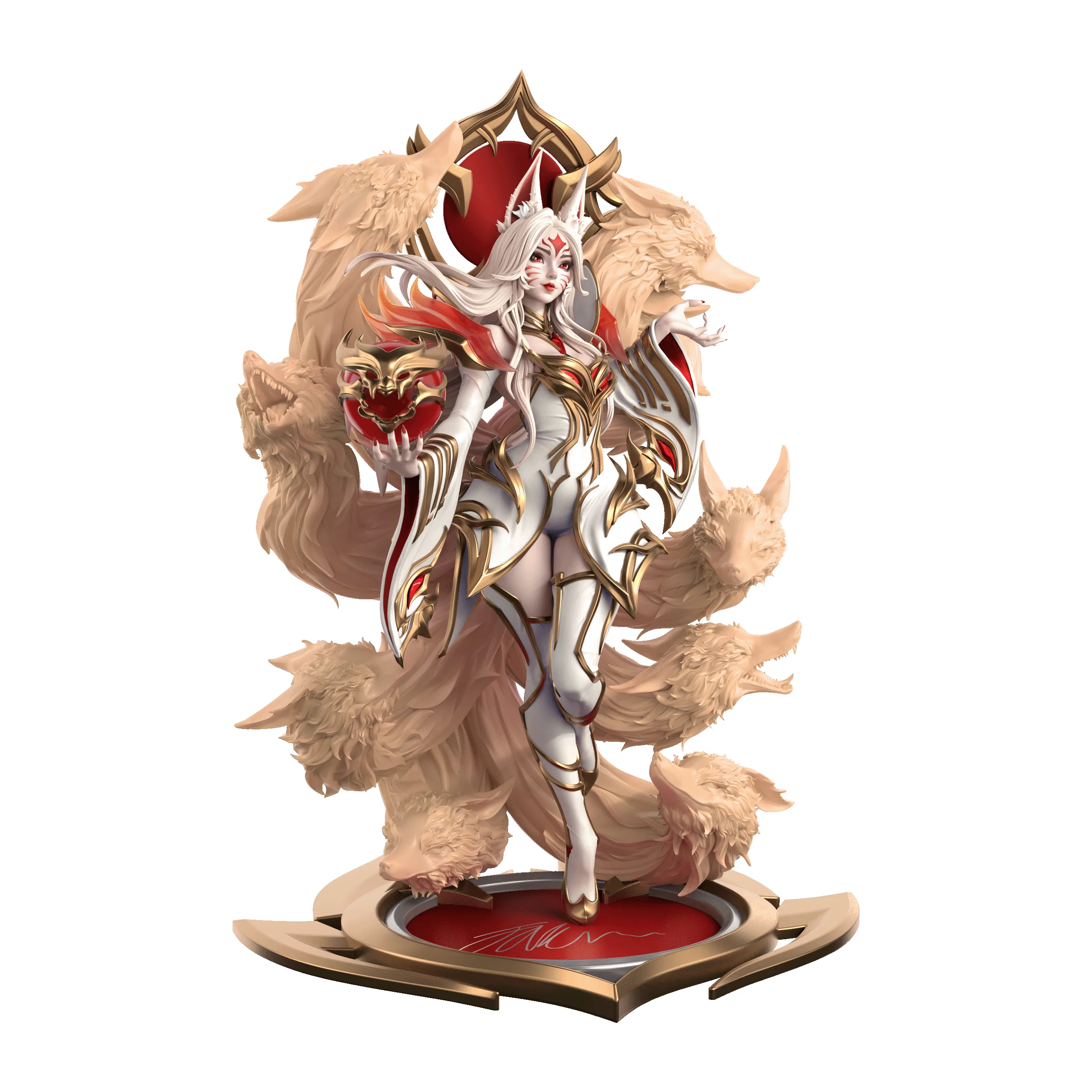 Hall Of Legends 2024 Immortalized Legend Ahri 1/6 Statue - Gamerthrone