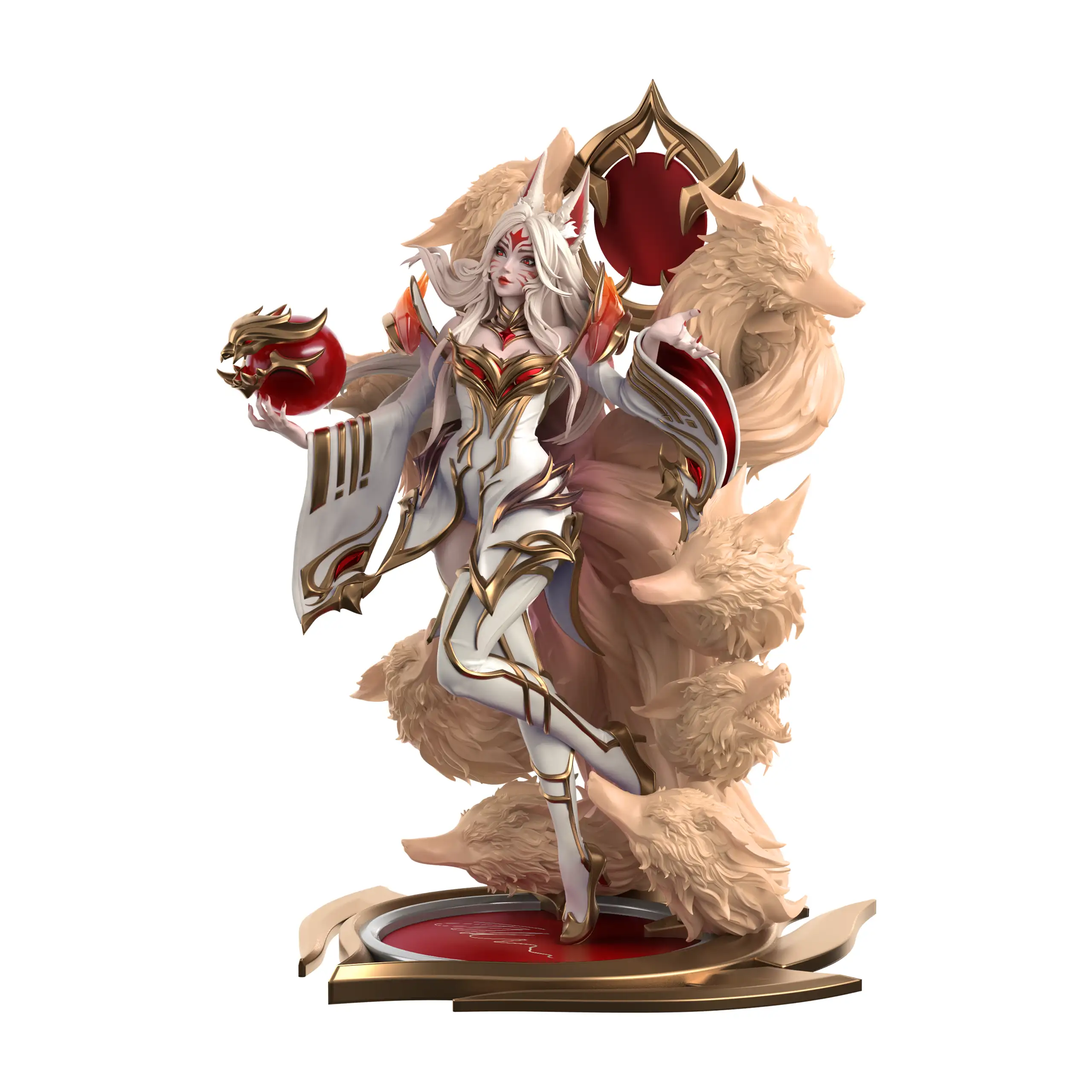 Hall Of Legends 2024 Immortalized Legend Ahri 1/6 Statue - Gamerthrone